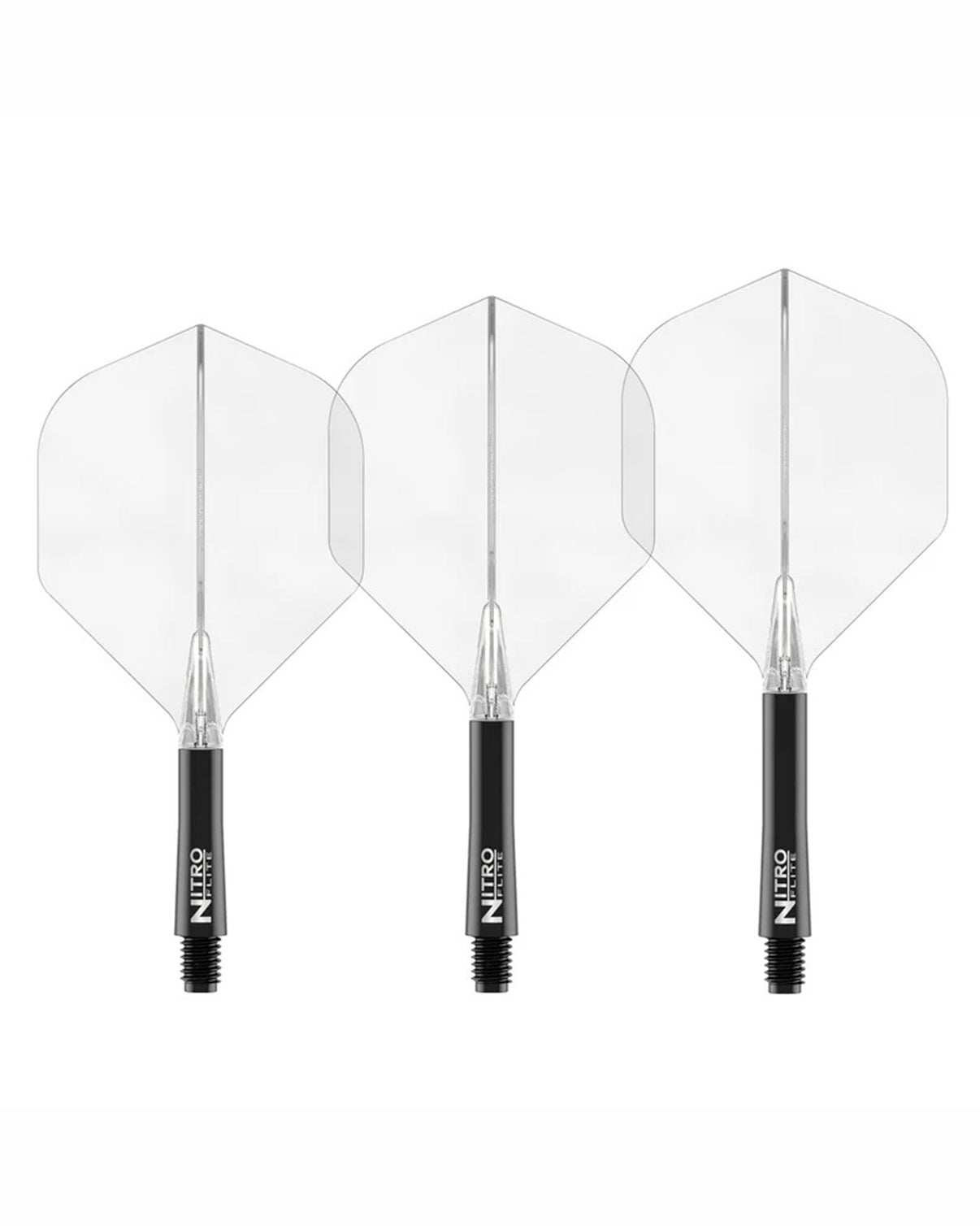 Red Dragon Nitro Flite - Black Shaft and Clear Flight – Dynamic Sport ...